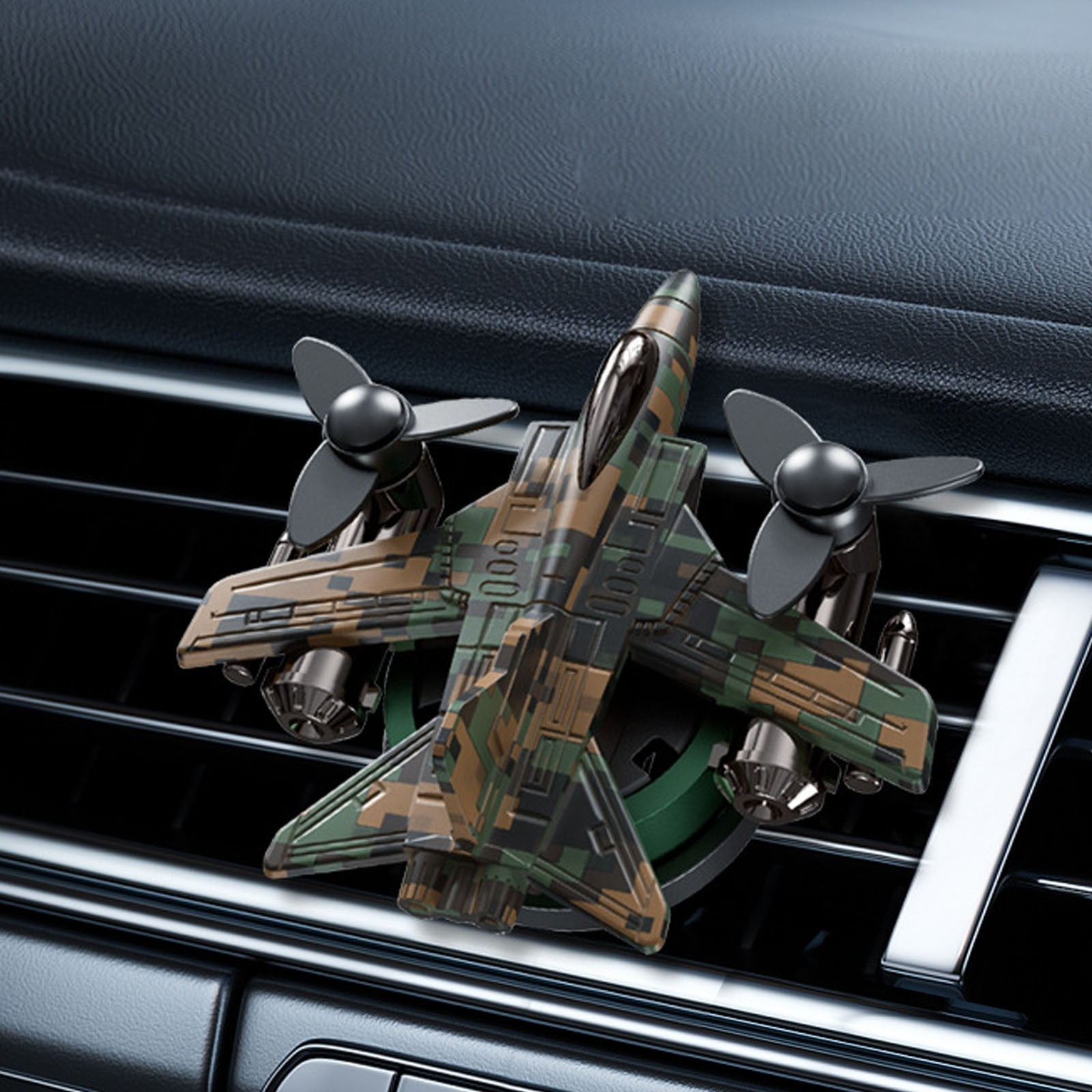 shyuyusa Airplane Car Diffuser, Wooden Base Fragrance Diffuser, Alloy ...