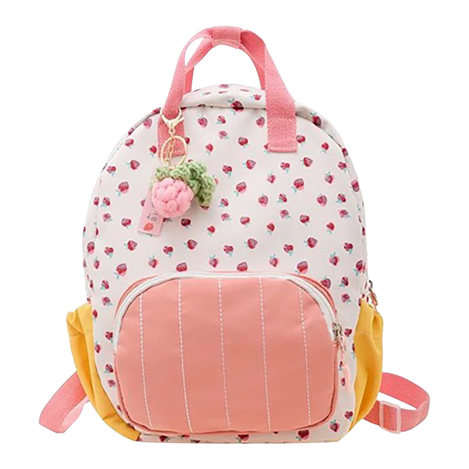 shyuyusa Baby Strawberry Print Backpack Toddler Backpack Daycare Bag ...