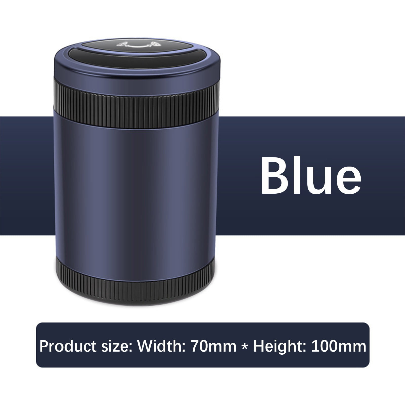 shyuyusa Car Ashtray Carbon Fiber Car Ashtray With Led And Practical Easy To Install Car Ashtray ...