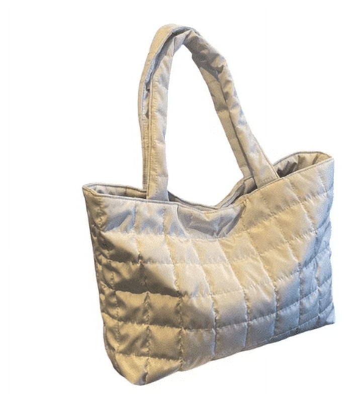 shyuyusa CoCopeaunt Quilted Tote Bags For Women Lightweight Puffer Padding Shoulder Bag Large ...