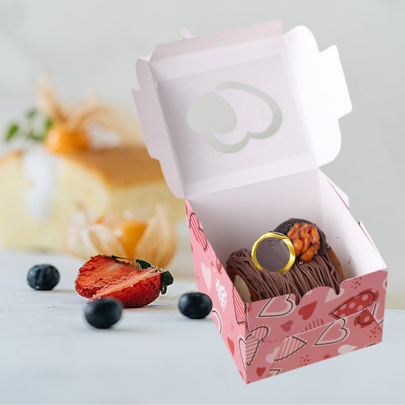 shyuyusa Colourful Empty Box Red Gift Boxes with Lids for Birthdays ...