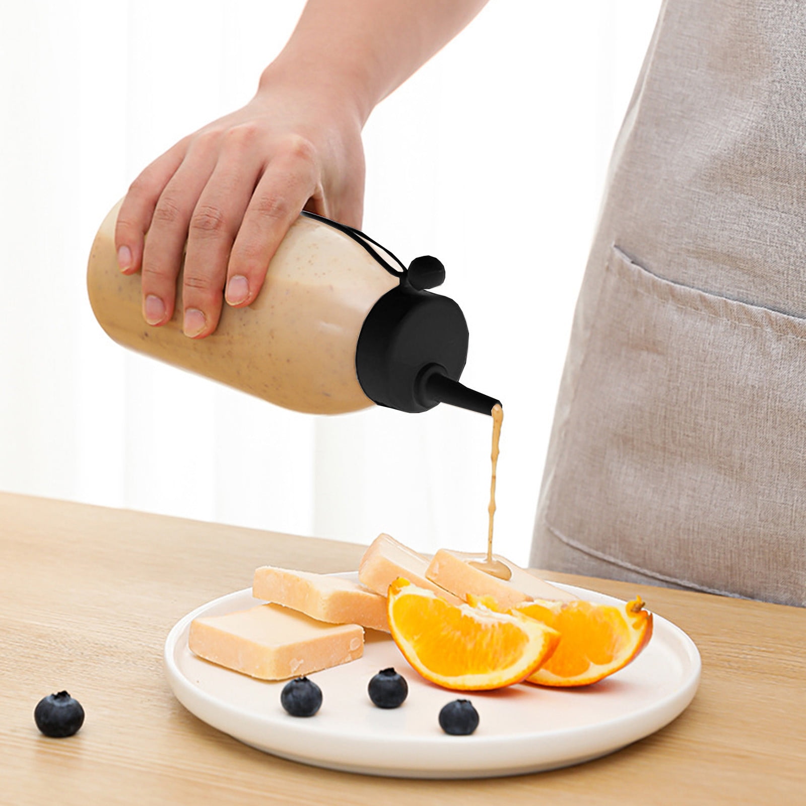 shyuyusa Condiment Squeezing Bottles 11 Ounces With Flip Top Cap Hot ...