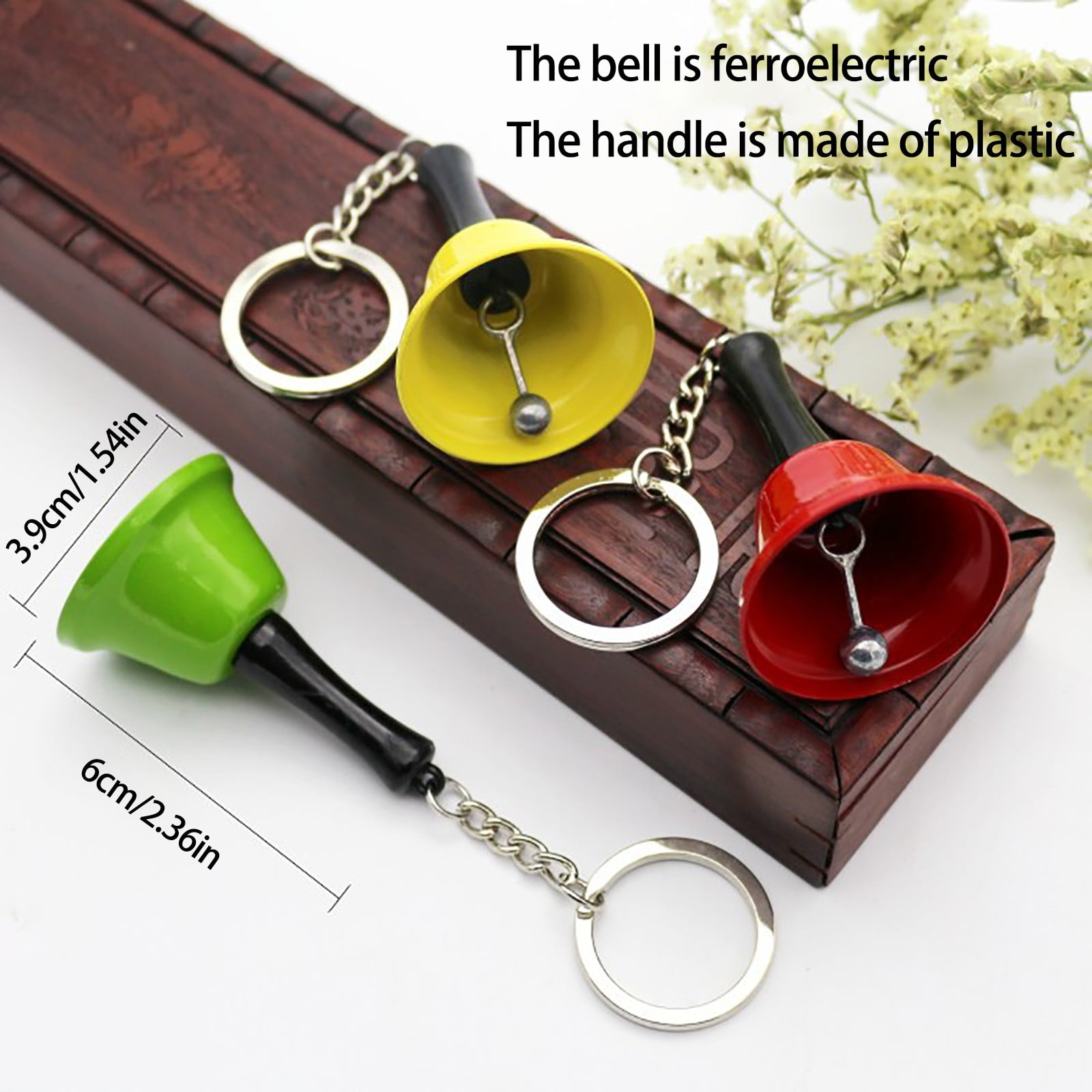 shyuyusa Cute Pet Mini Bells Dinner Call Bell Metal Hand Ringing Bell ...