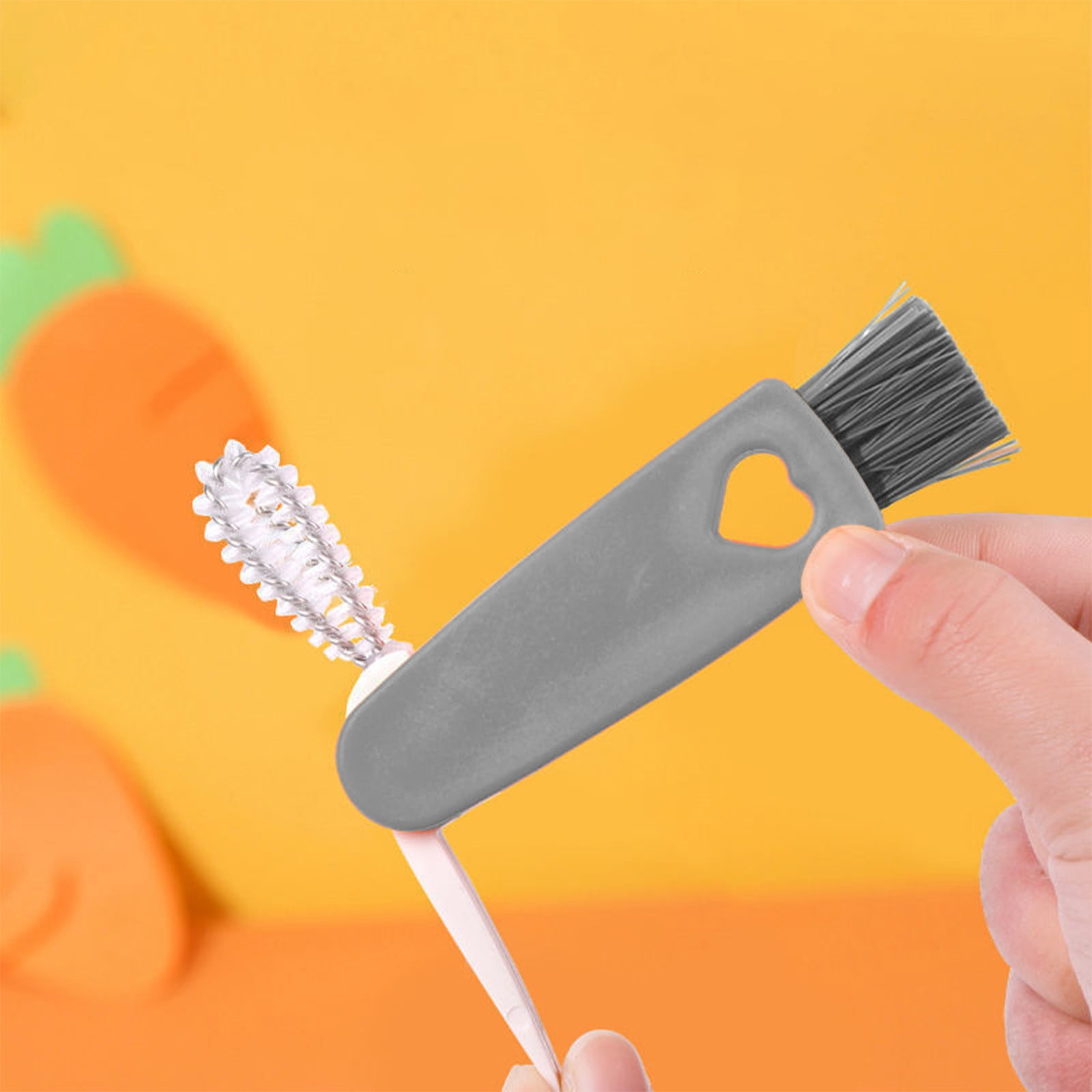 shyuyusa Double Ended Cleaning Brush For Bottle Caps And Cutlery ... shyuyusa Double Ended Cleaning Brush For Bottle Caps And Cutlery ...