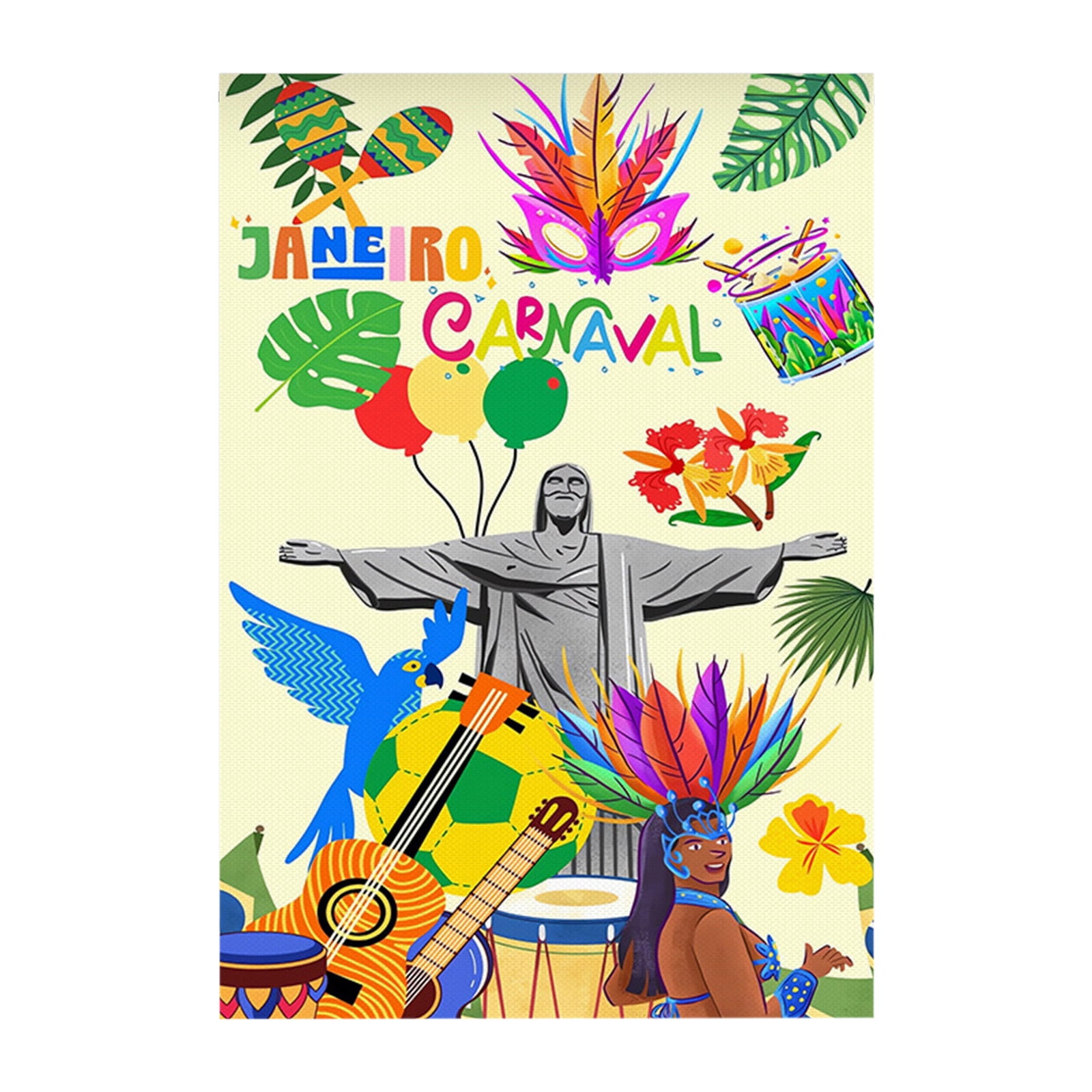 shyuyusa Double-Sided Carnival Mask Ball Garden Flag - Weather ...