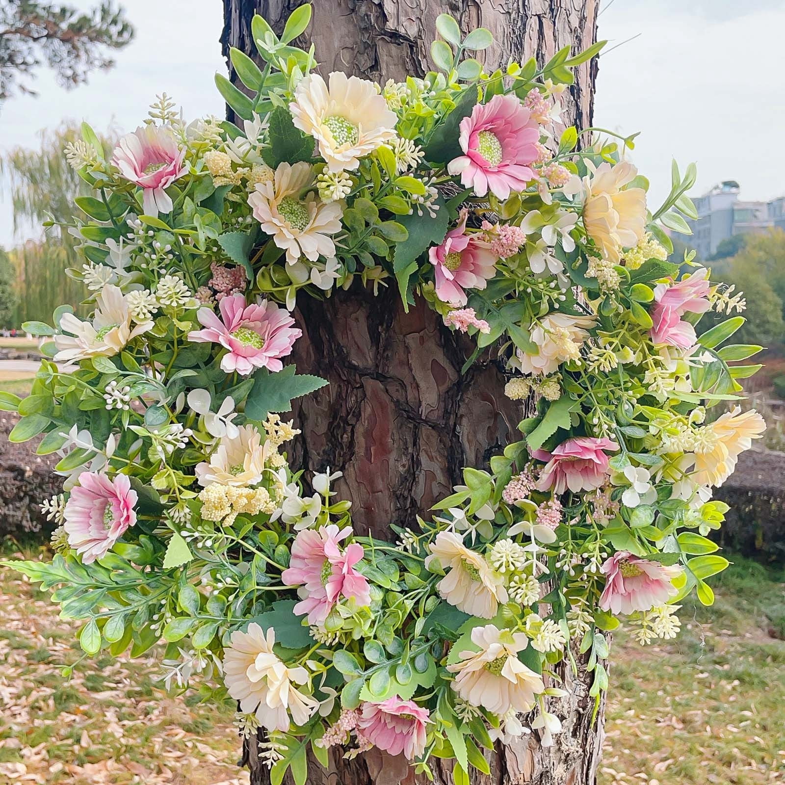 shyuyusa Front Door Fragrant Flowers Leaves And Money Plants Outdoor ...