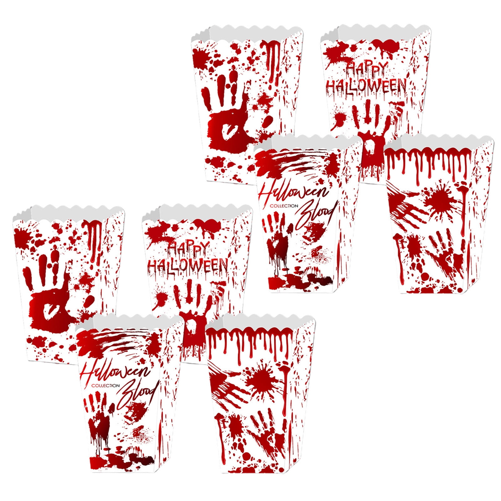 shyuyusa Halloween Bloody Treat Bags, Halloween Zombie Vampire Themed ...