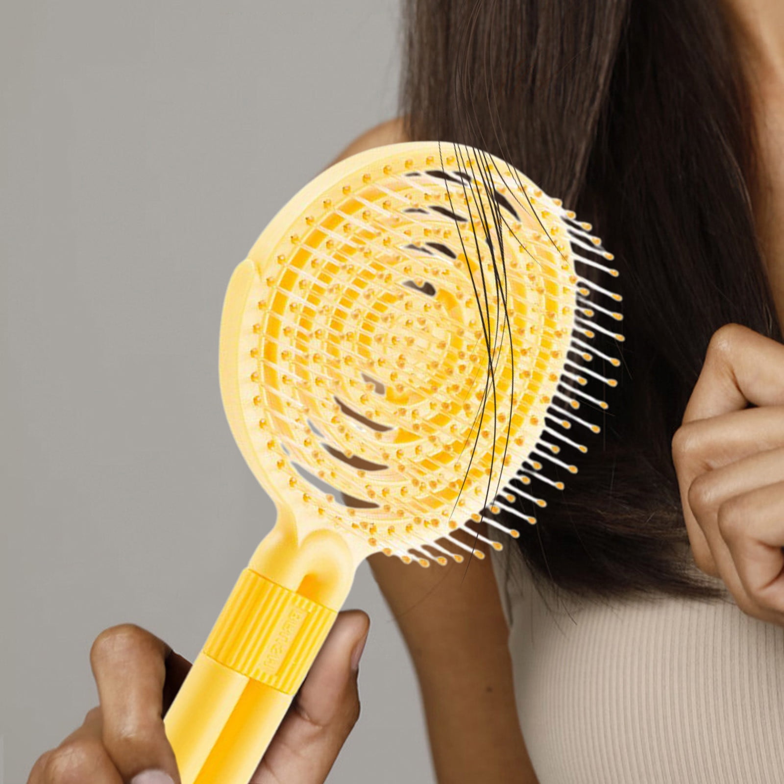 shyuyusa Home High Skull Top Dandruff Comb, Scalp Comb, Hollow Tooth ...