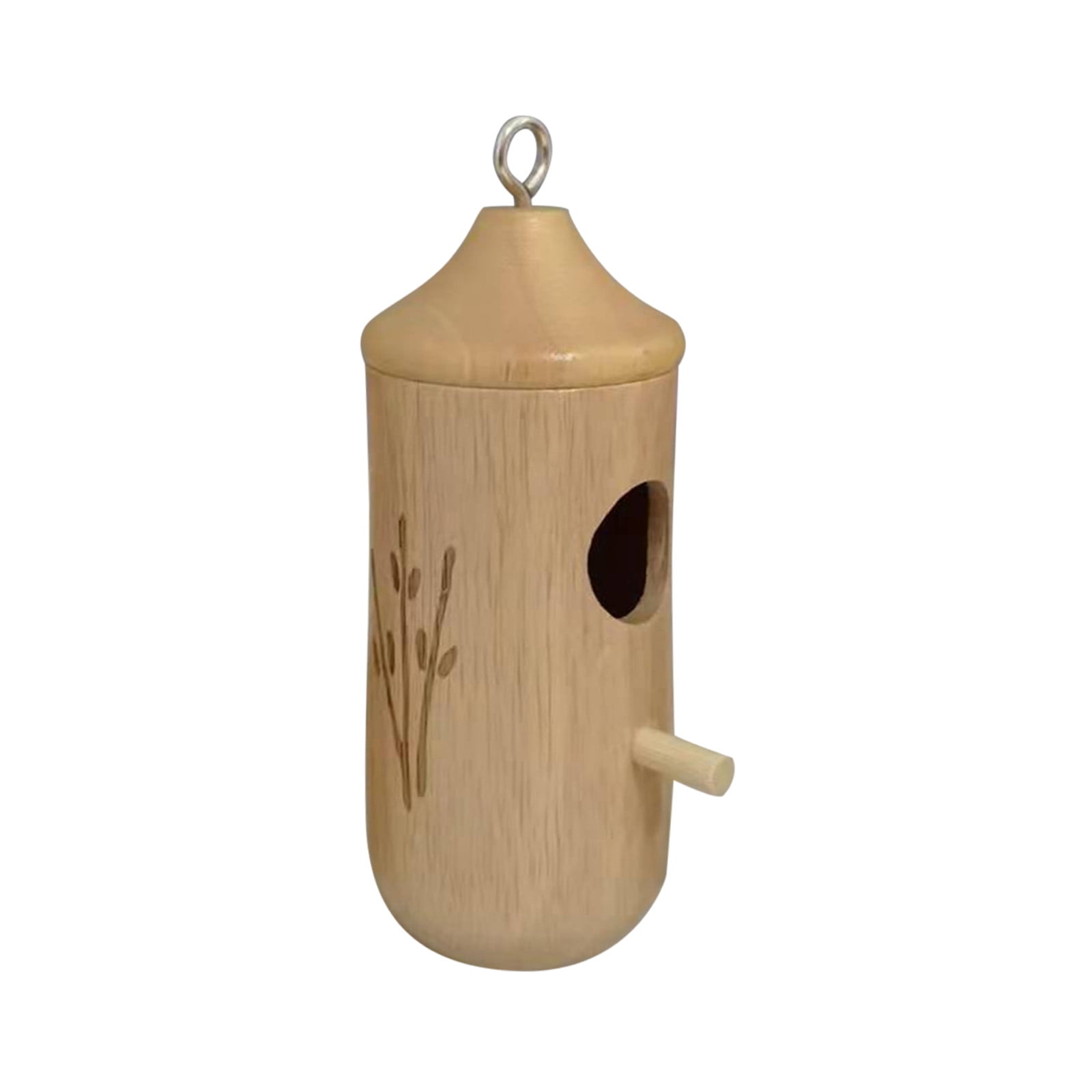 shyuyusa Hummingbird House,Wooden Outdoor Garden Hanging Bird Feeder ...