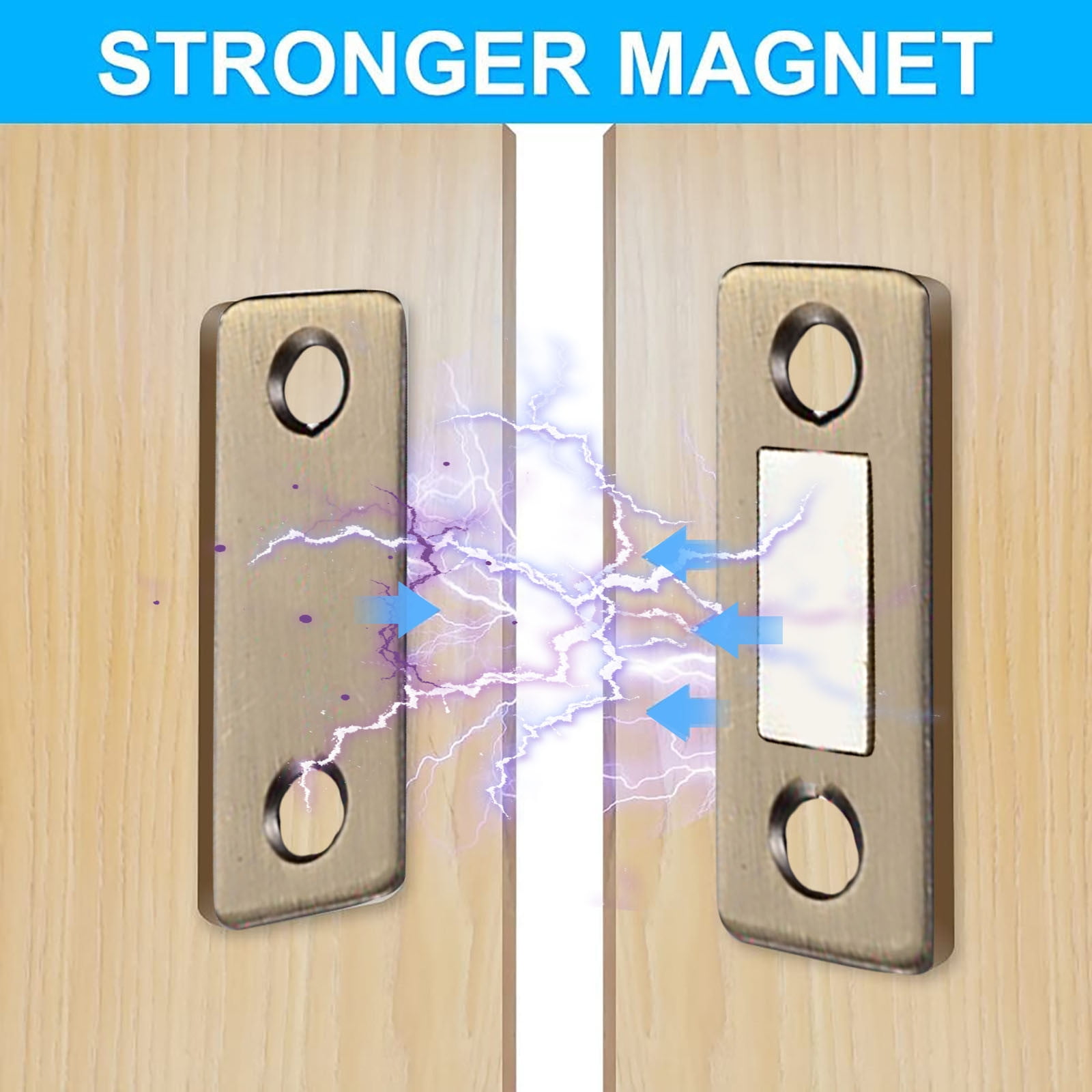 shyuyusa Magnetic Sliding Door Wardrobe Door Magnetic Strip Patch ...