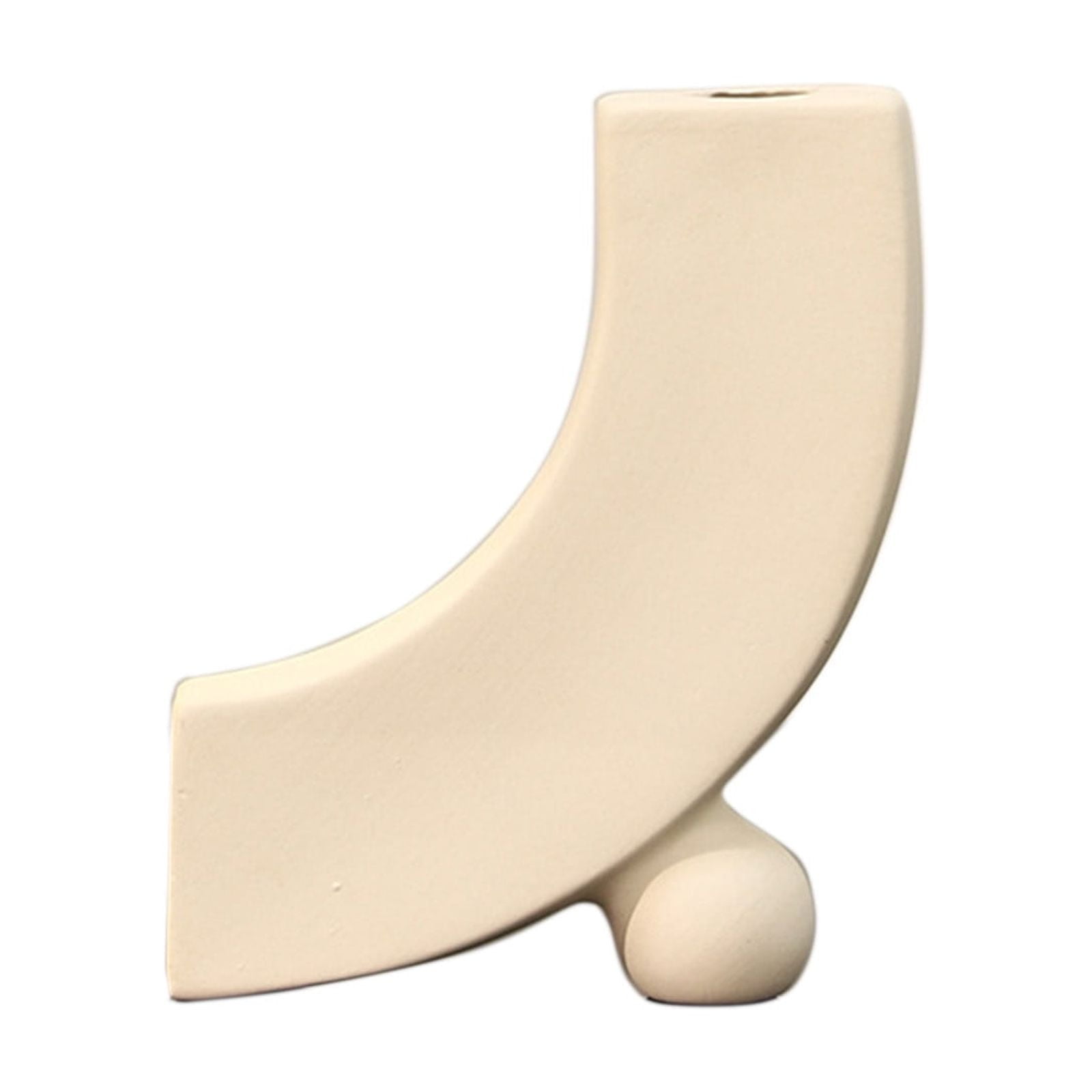 shyuyusa Minimalist White Plain Dry Flower Vase - Versatile Decorative ...