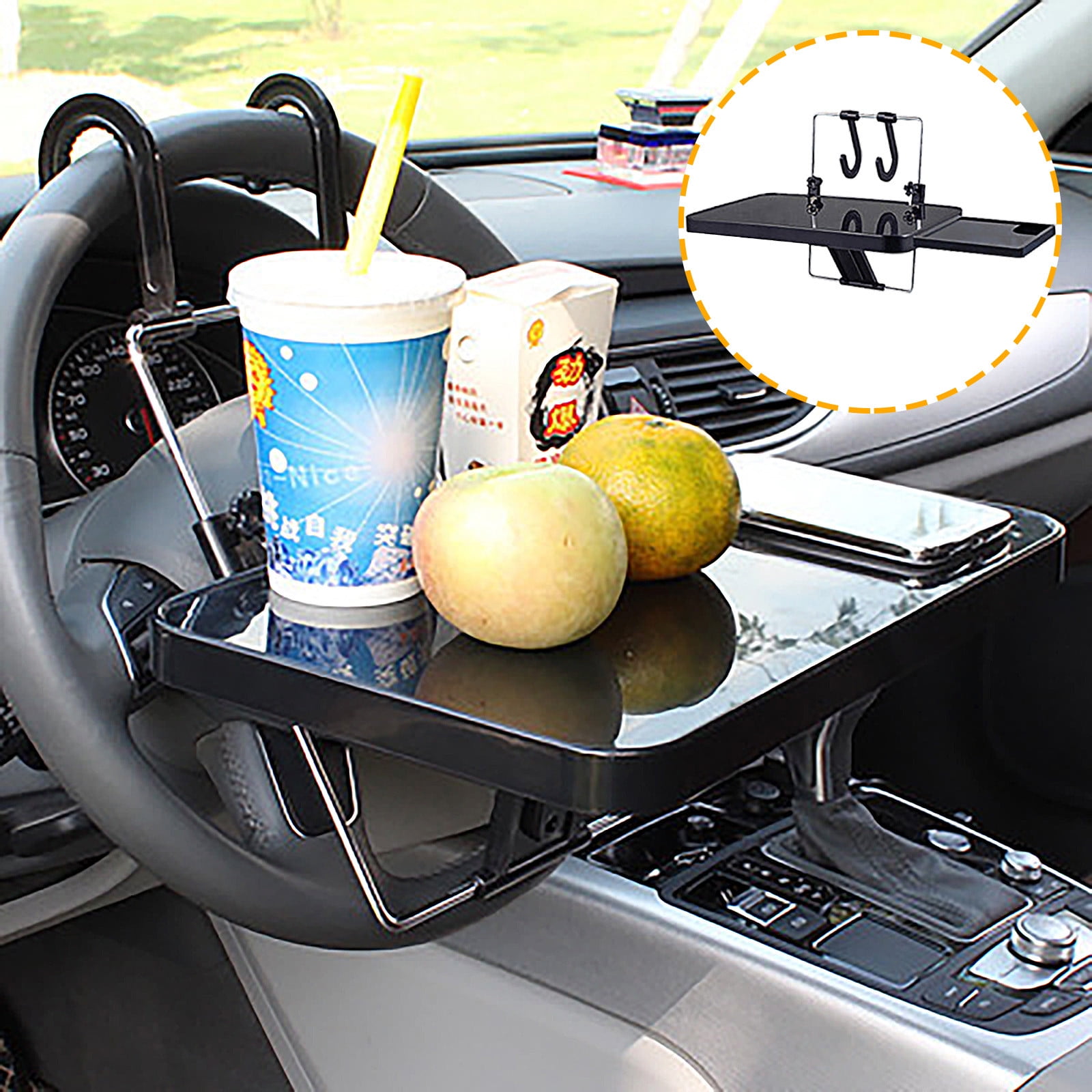 shyuyusa Multifunction Laptop Desk Car Tray Car Table for Car Steering ...