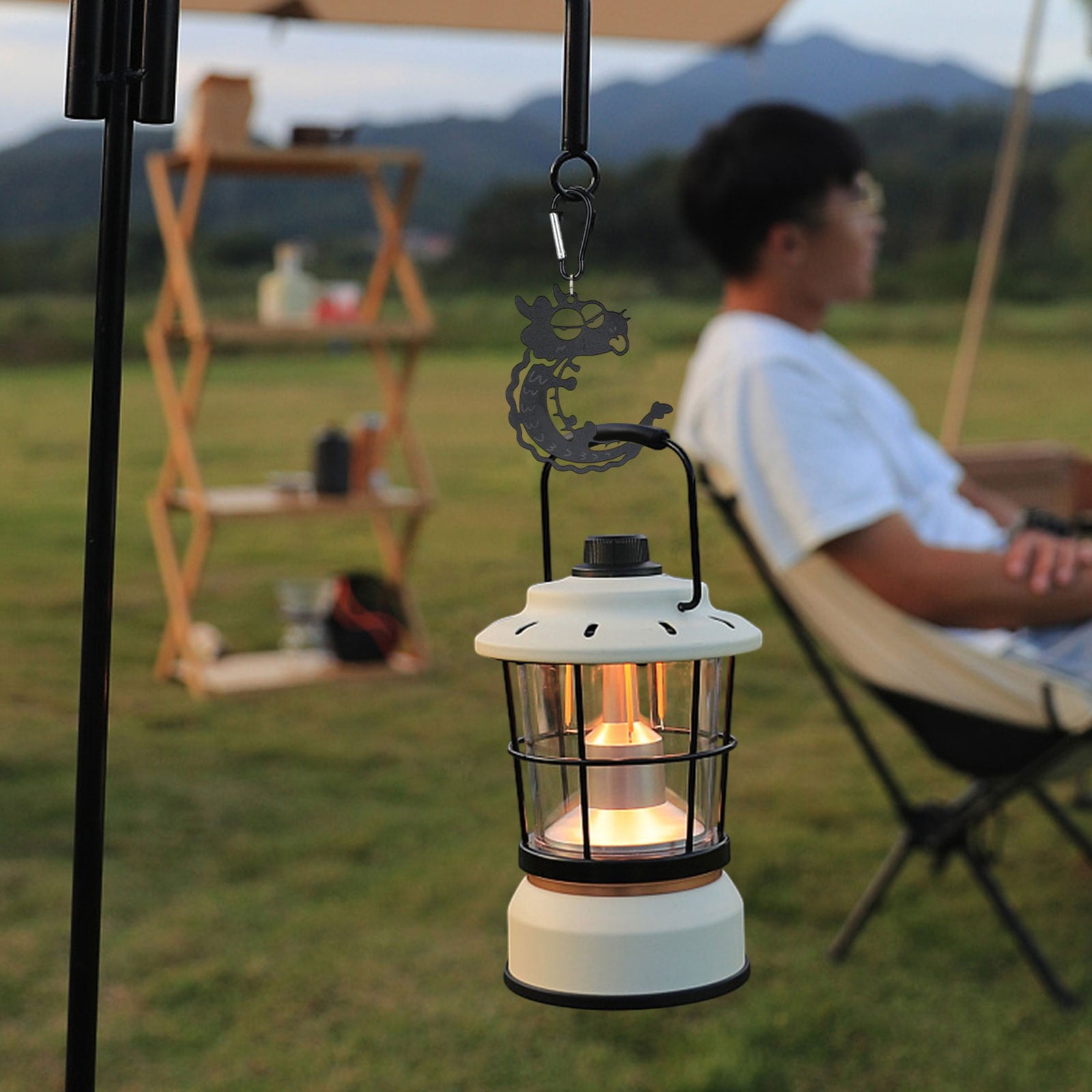shyuyusa Outdoor Camping Iron Dragons Hook Portable Originality Metal ...