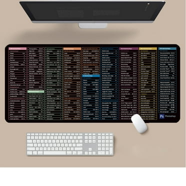 yilyih Super Large -Slip Keyboard Pad - with Office Software Shortcuts ...