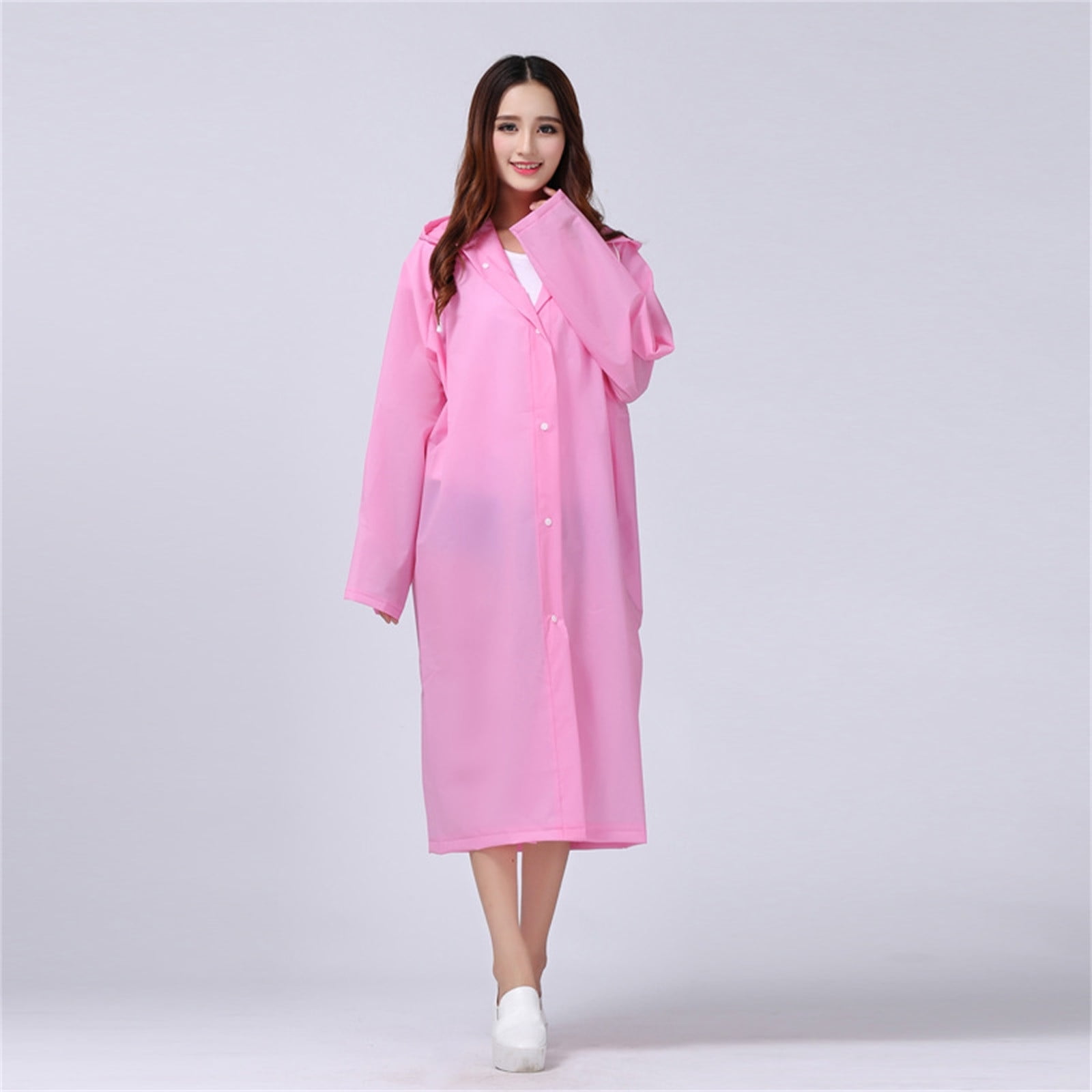 shyuyusa Raincoat For Adults Portable Rain Cape Water-proof Outdoor ...