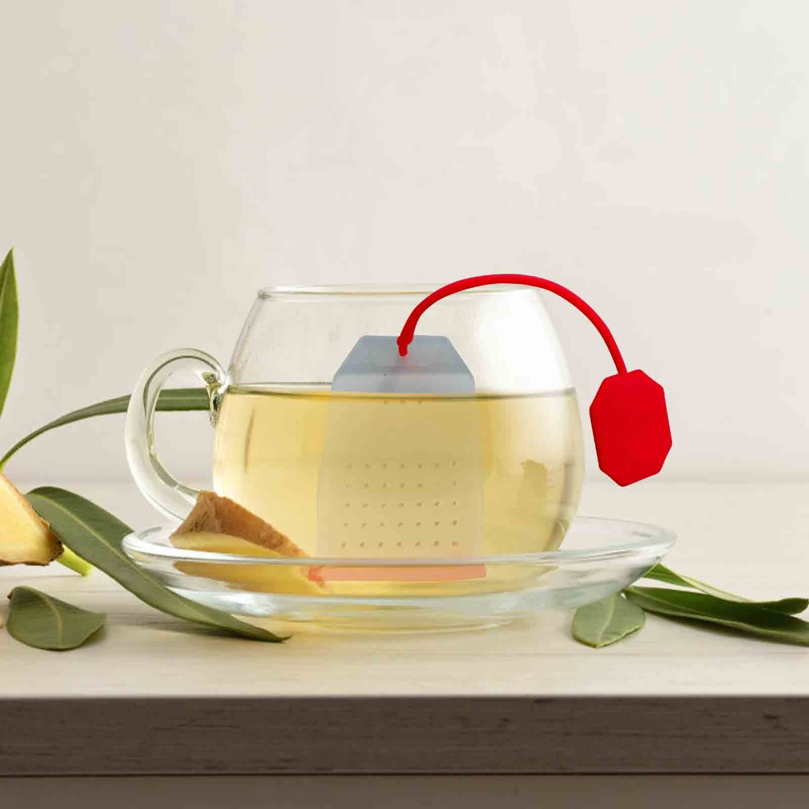 shyuyusa Silica Gel Tea Bag for Loose Leaf Tea Filter Bags Disposable ...