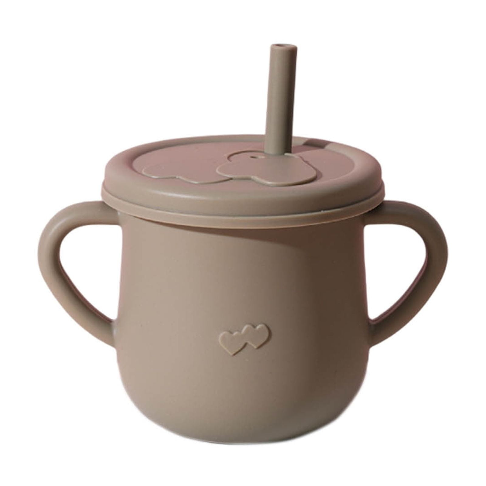 shyuyusa Snack Cups with Straw Feeding Cups with 2 Handles - No Spill ...