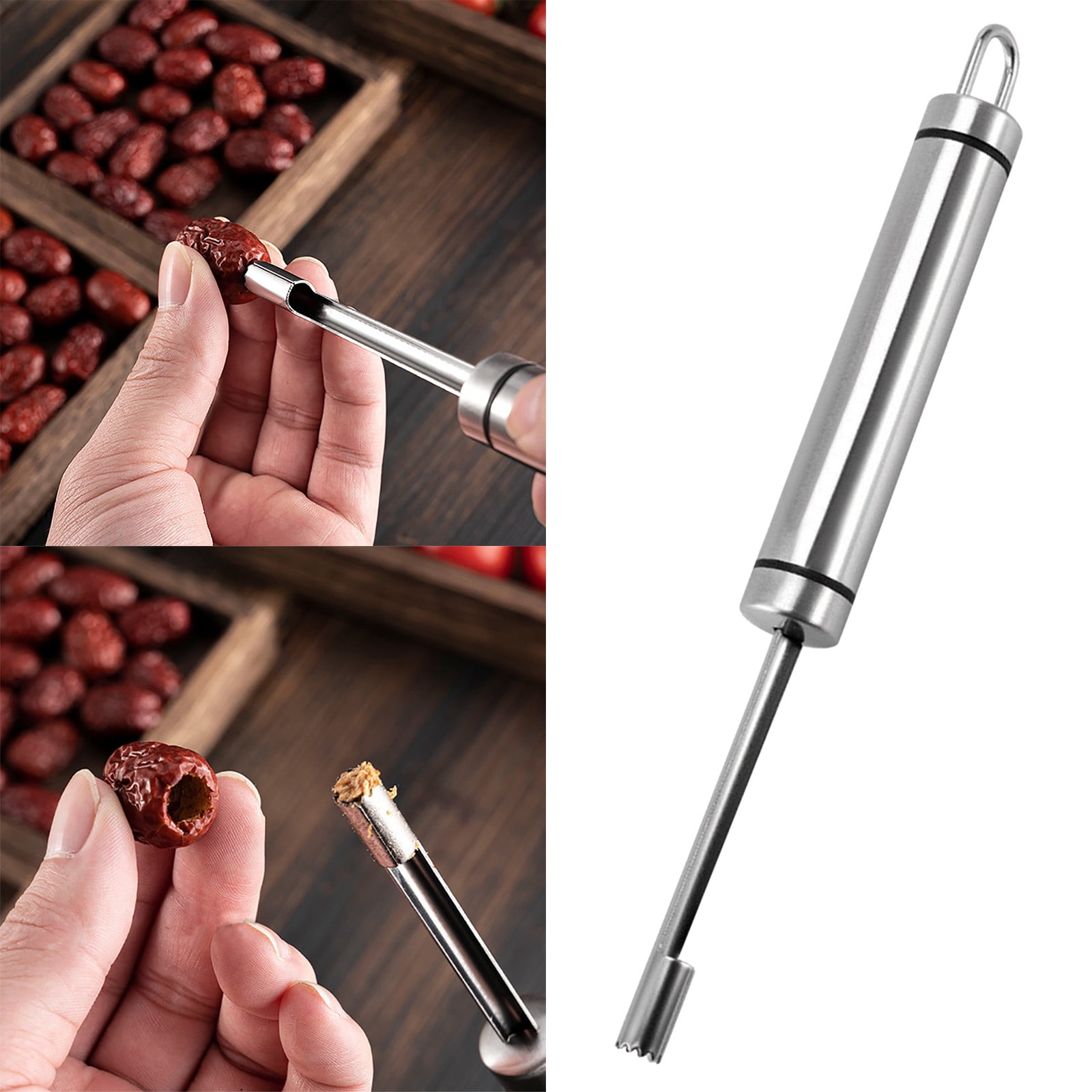 shyuyusa Stainless Steel Fruit Core Pumping Jujube Corer Fruit Corer ...