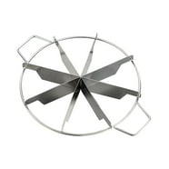 Talisman Designs 10-Inch Round Plastic Dough Pie Top Cutter, Pie Crust ...