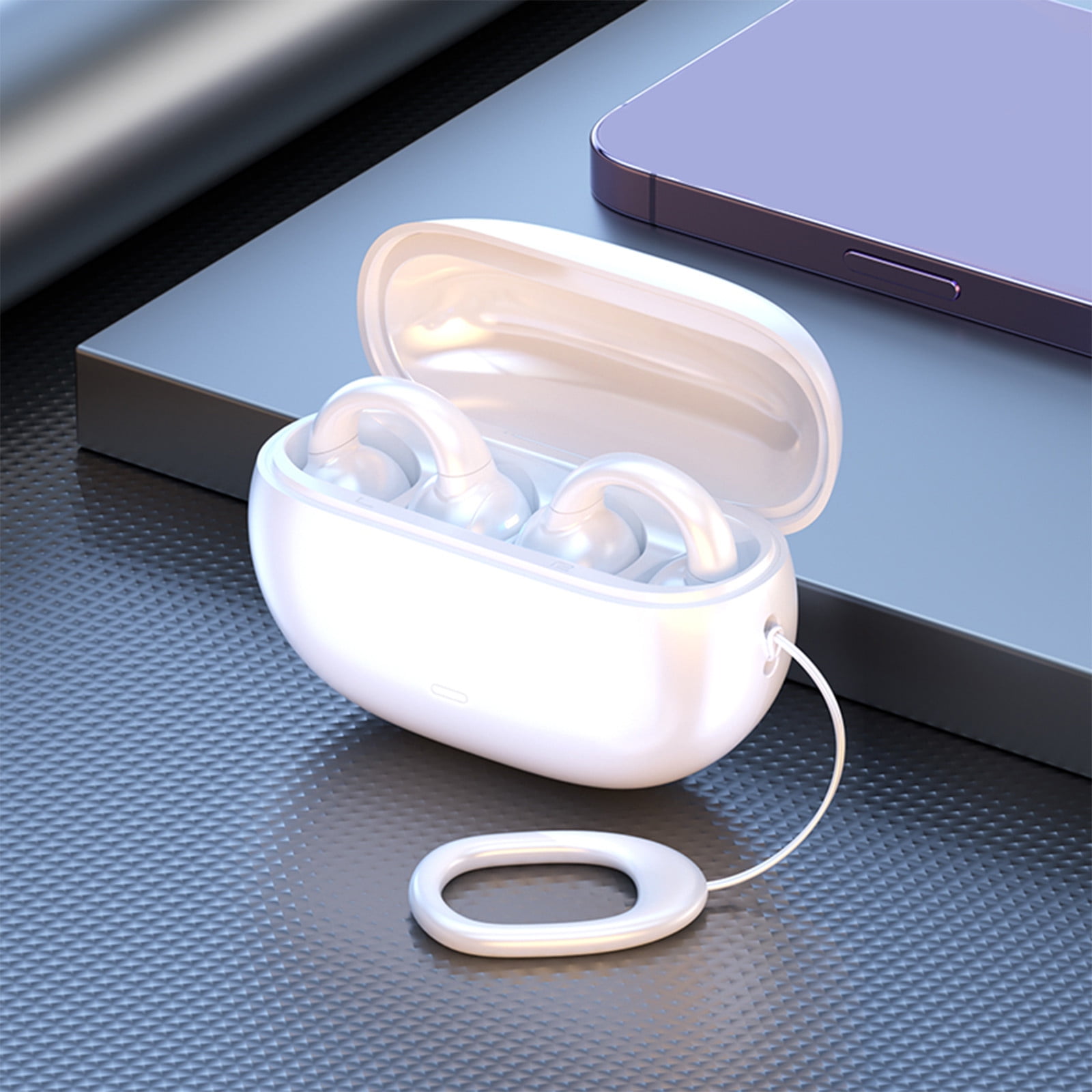 shyuyusa Wireless Bluetooth Earphone Earclip With Built-in Battery For ...