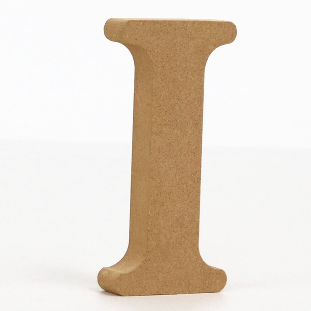 shyuyusa Wood Wooden Letters Log Alphabet Unfinished Blank Wooden ...