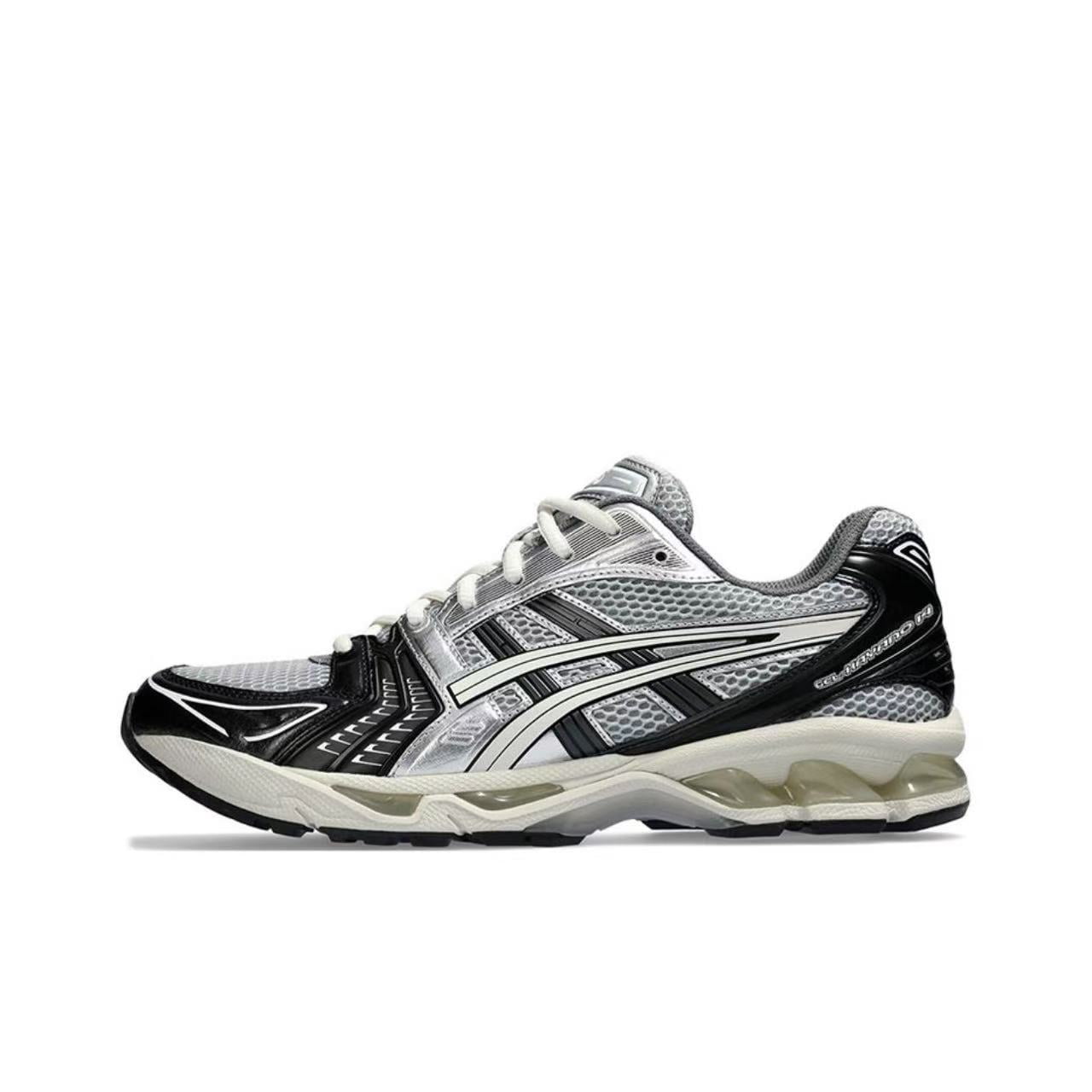 аsics Men's Gel-Kayano 14 Running Shoe Men Black silver - Walmart.com