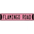 Signs 4 Fun Flamingo Road Street Sign, H: 5.5 x W: 24 inches - Walmart.com