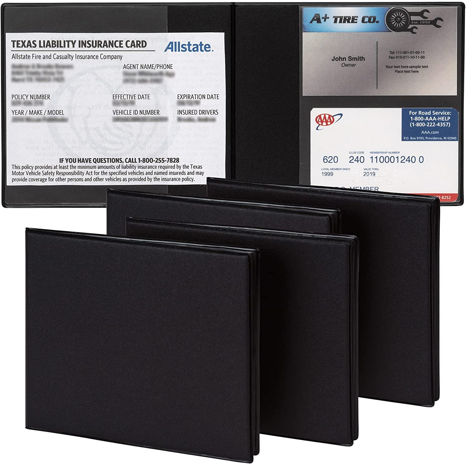 siisll Auto Car Essential,Car Registration and Insurance Card Documents ...