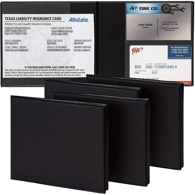 siisll Auto Car Essential,Car Registration and Insurance Card Documents ...