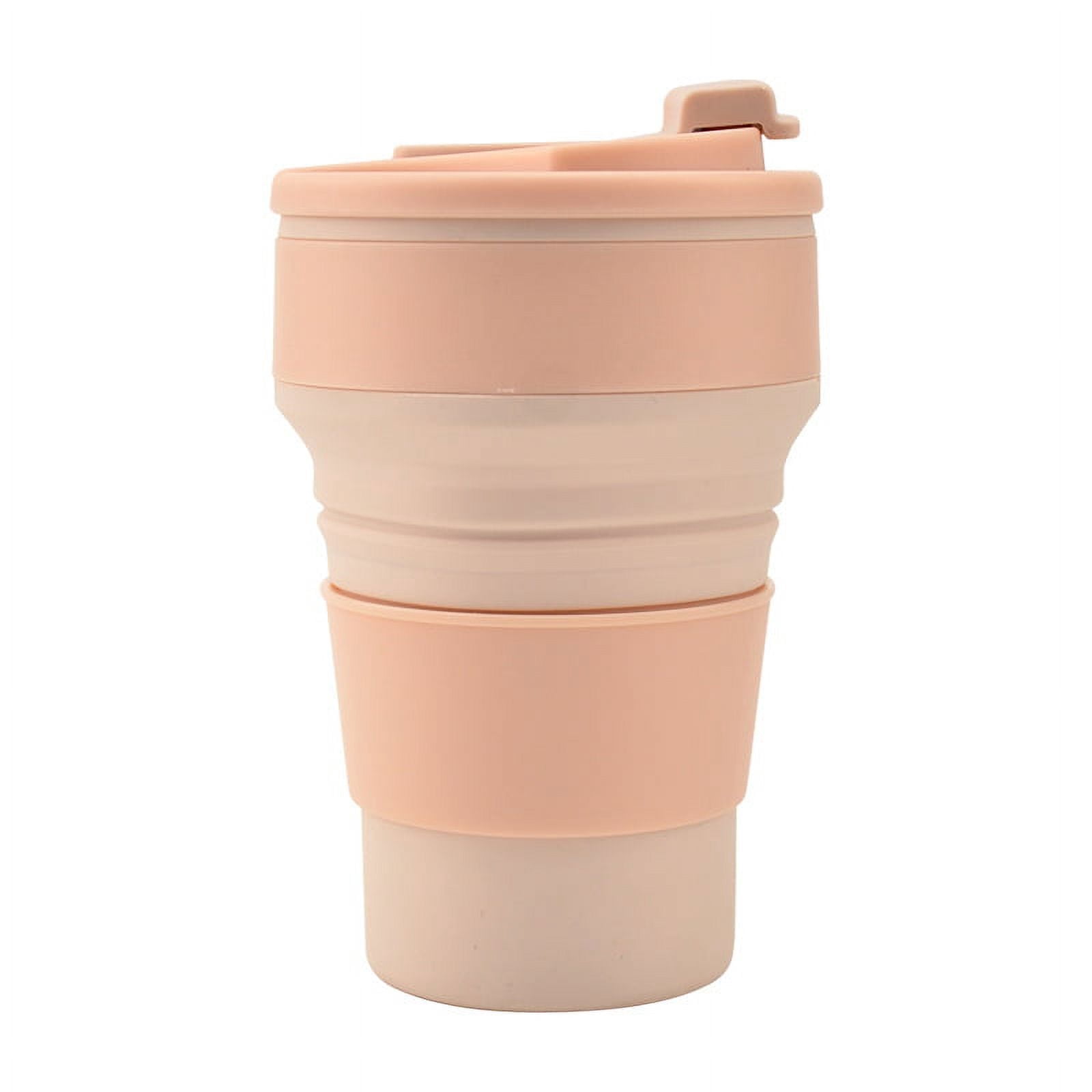 silicone folding water cup portable travel sports cup outdoor camping ...