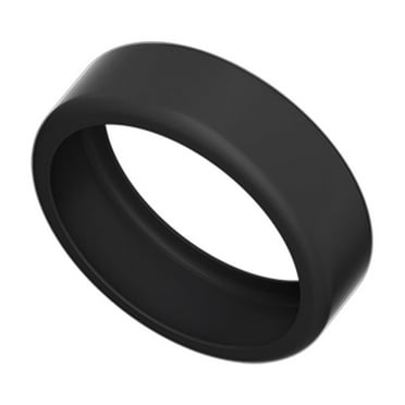 Mokani Silicone Wedding Ring for Men, Breathable Airflow Inner Curve ...