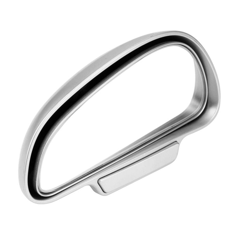 silver-left-Car Mirror 360 Degree Adjustable Wide Angle Side Rear ...