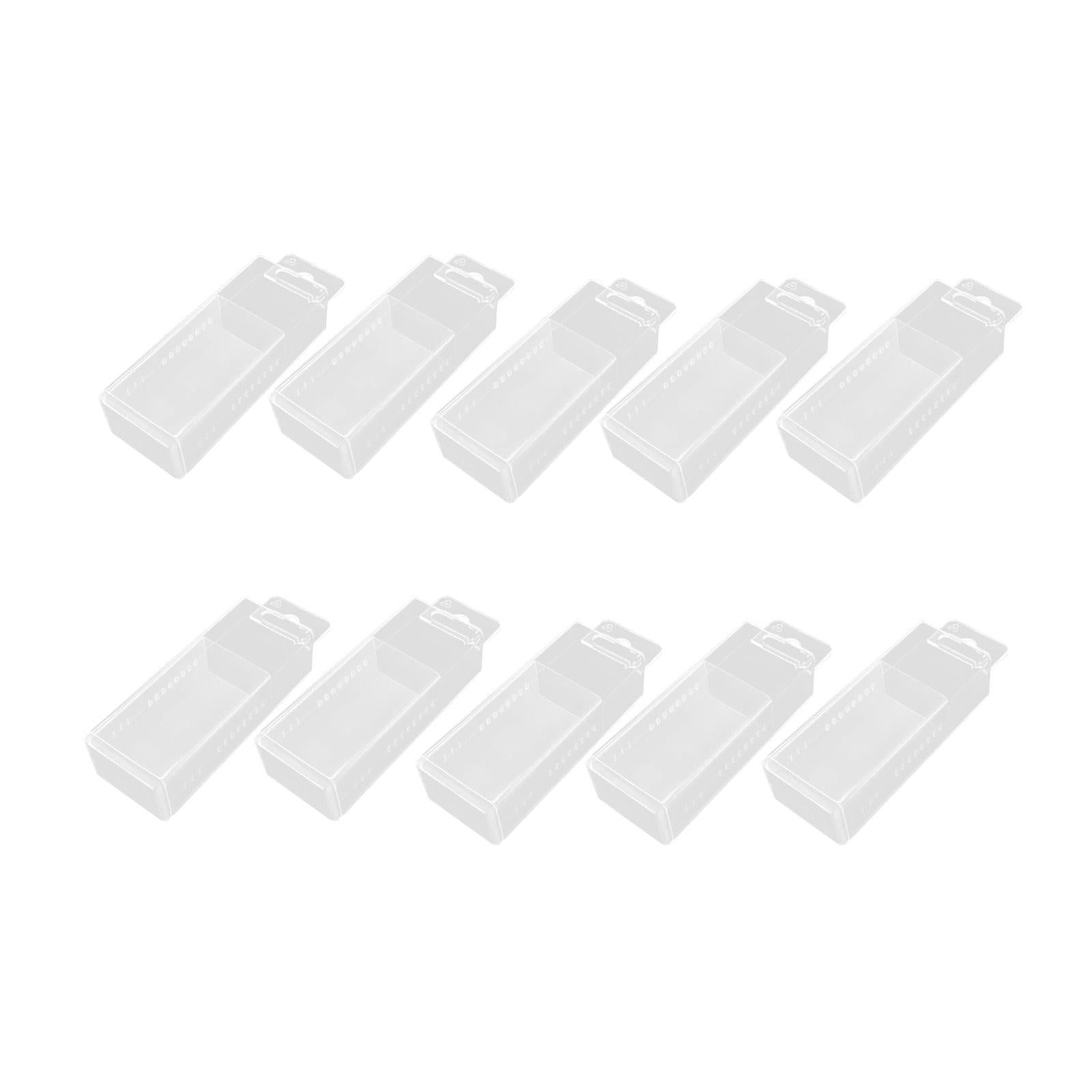 simhoa 10 Pieces Drill Bit Storage Box Tool Box Parts Telescopic Twist ...