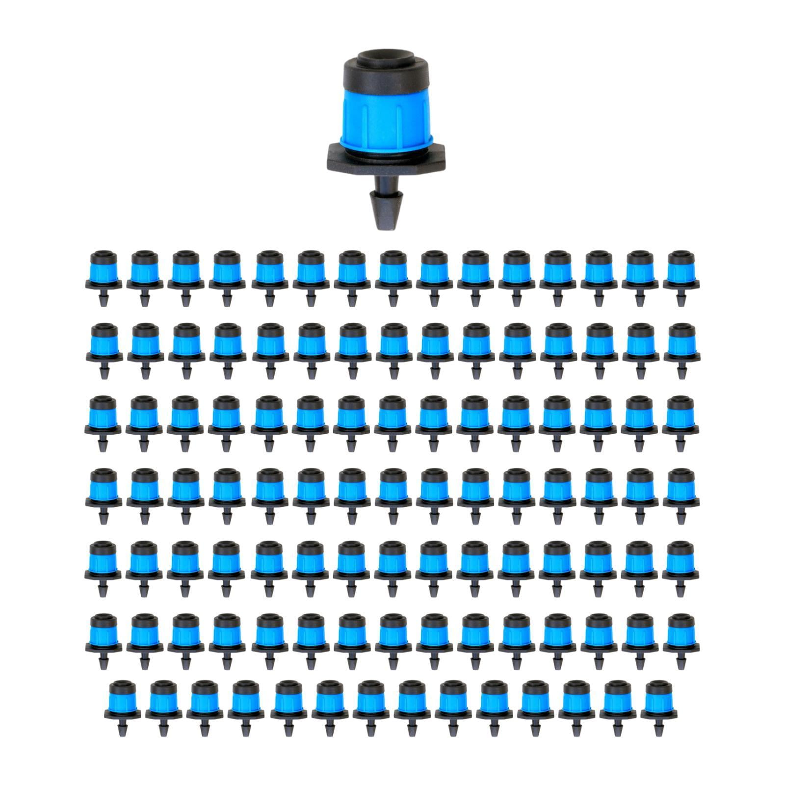 simhoa 100Pcs Adjustable Irrigation Drippers, Sprinkler Drip Emitters ...