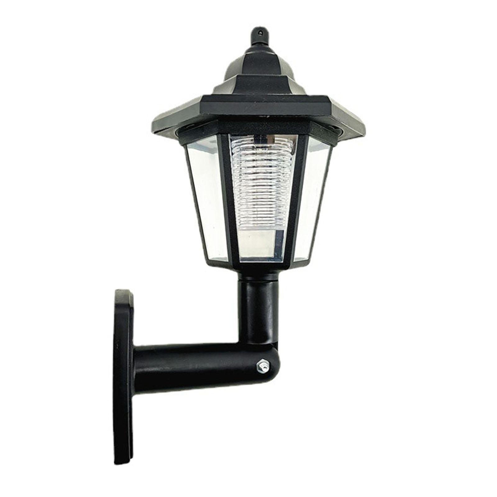simhoa 2 Pieces Solar Outdoor Wall Lights Wall Mount Lamp Exterior ...