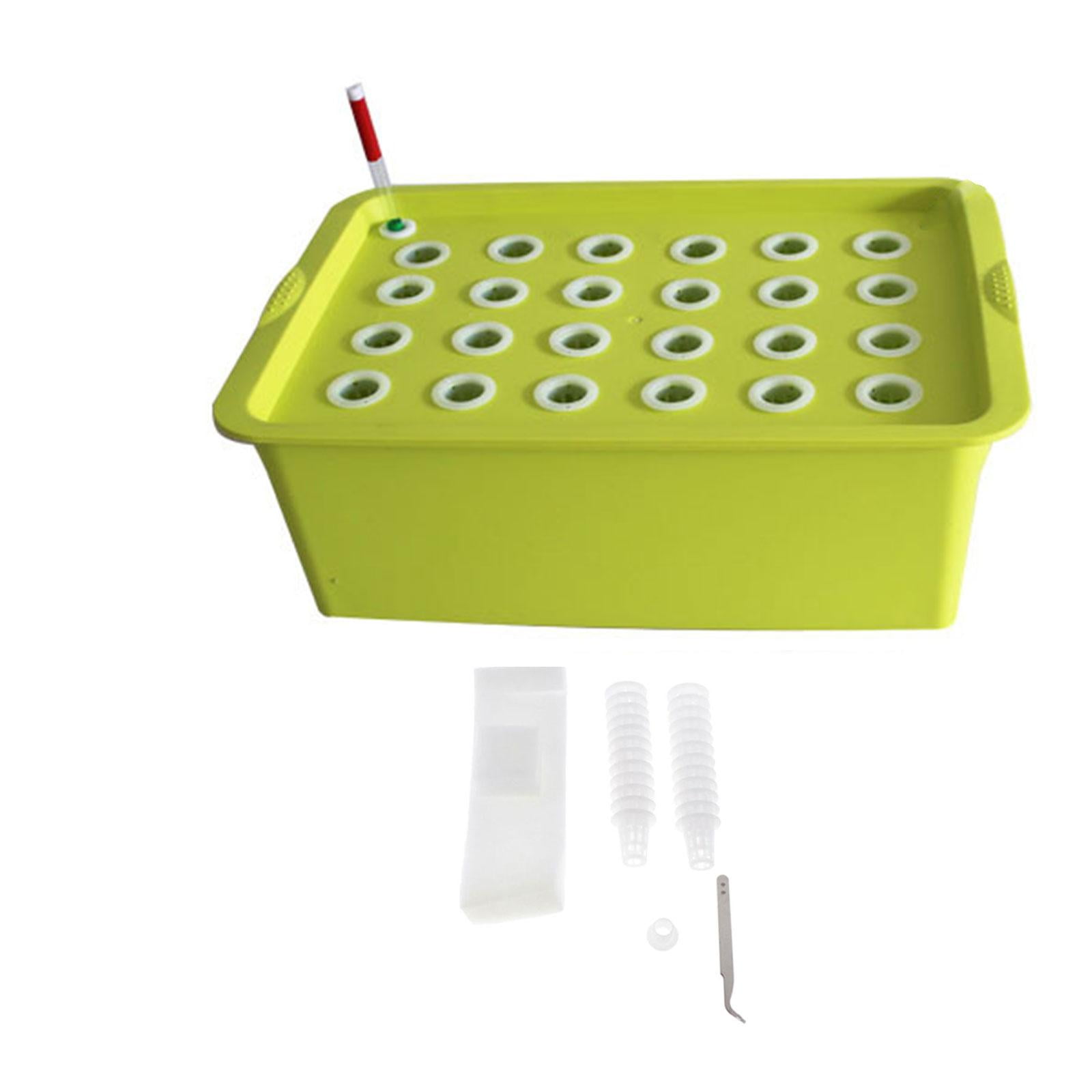 simhoa 24 Sites Indoor Hydroponic Grow Set Indoor Cultivation Box Plant ...