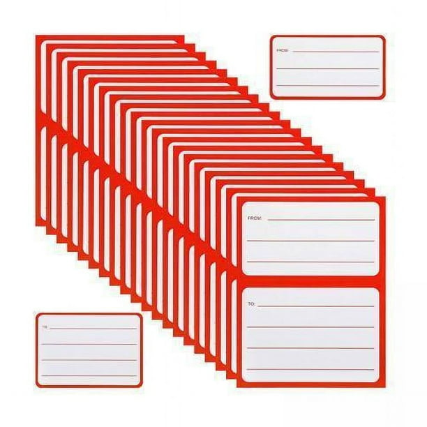 simhoa 2xfrom/to Address Mailing Labels, Address Tags Sticker Mailing ...