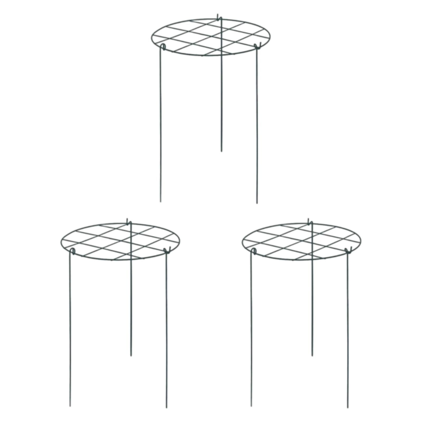 simhoa 3 Pieces Peony Cages and Supports Climbing Trellis Portable ...