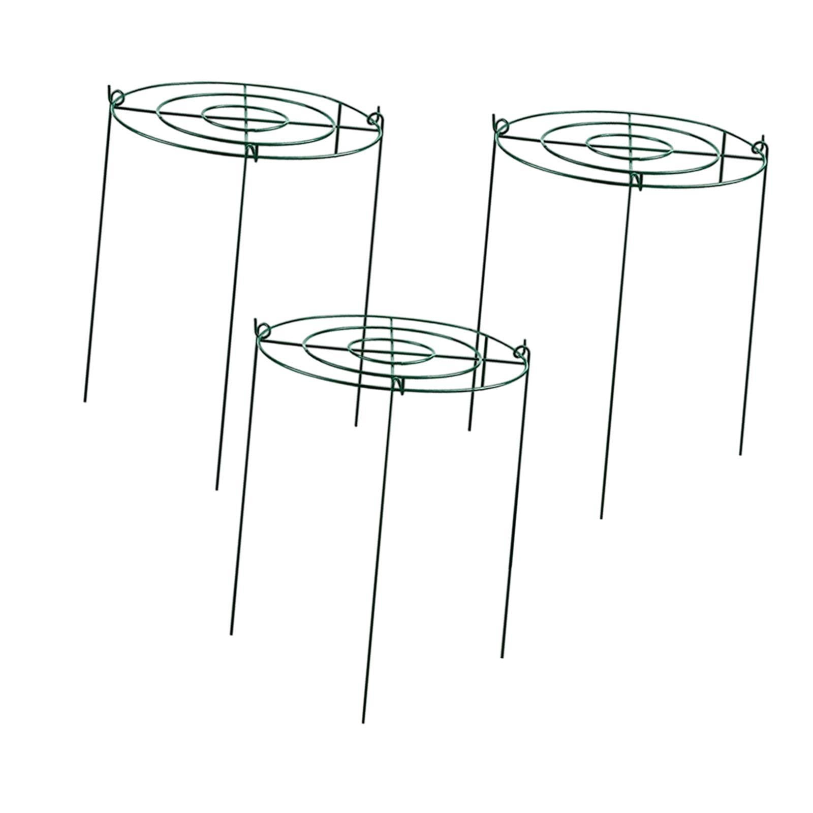 simhoa 3 Pieces Peony Cages and Supports Metal for Hydrangea Vegetables ...