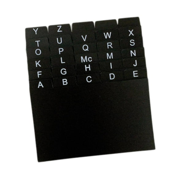 Alphabet Divider Tabs