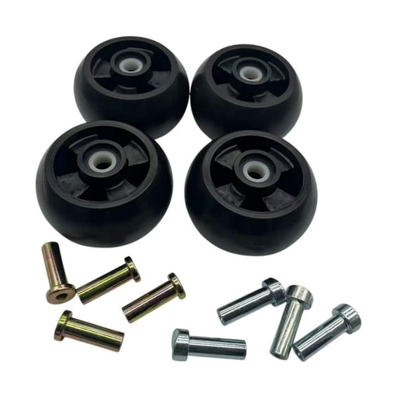 simhoa 4 Pieces Deck Gage Wheels for with 48" 54" 60" 62" 72" Decks ...