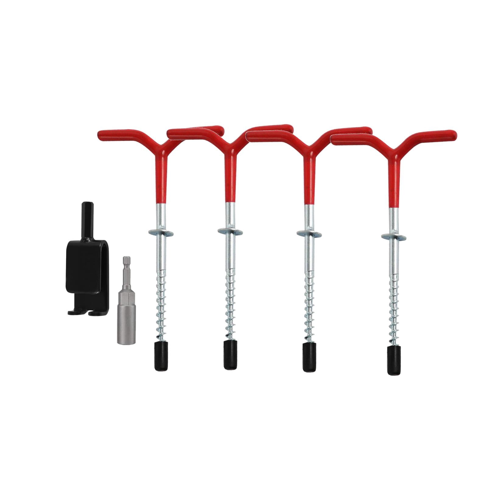 simhoa 4x Ice Fishing Anchors Ice Fishing Tent Stakes Ice Anchor Power ...