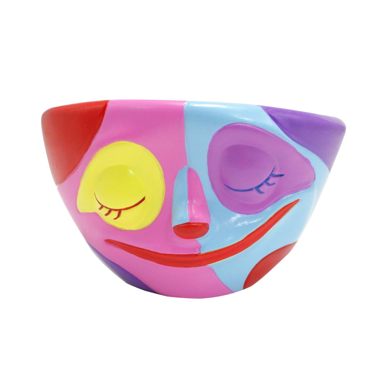 simhoa Abstract Face Plant Pot Flower Vase Display Container Ornament ...
