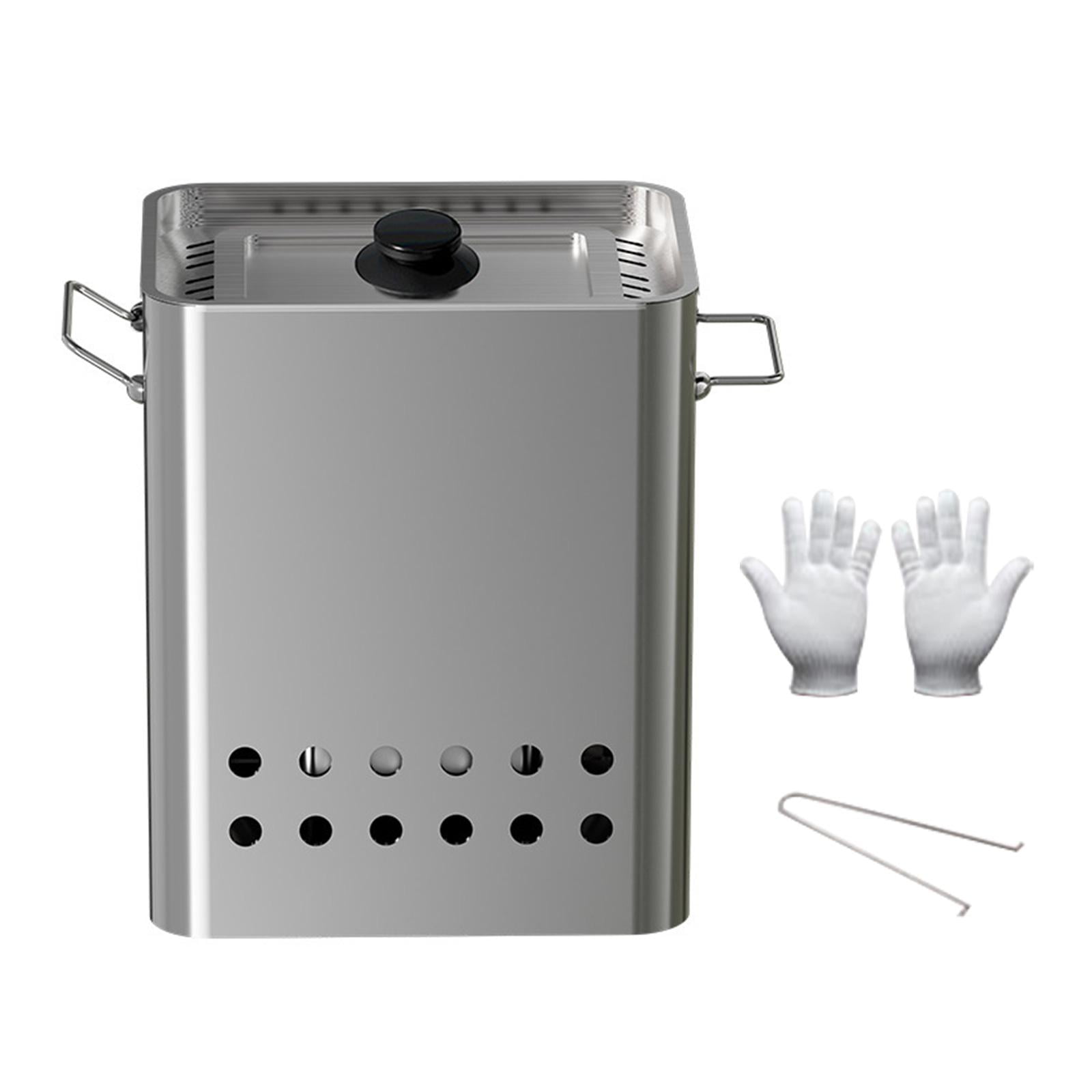 simhoa Barbecue Hanging Grill BBQ Grill with Vents BBQ Grill Bucket ...