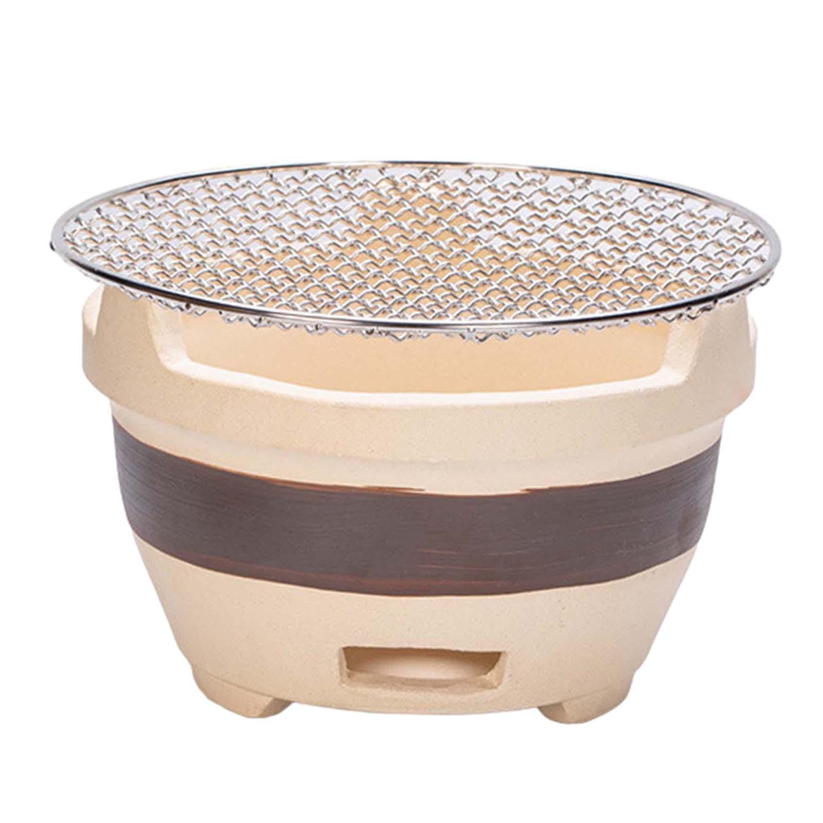 simhoa Burning Camp Portable Grill Tea Warmer Stand with Wire Mesh ...