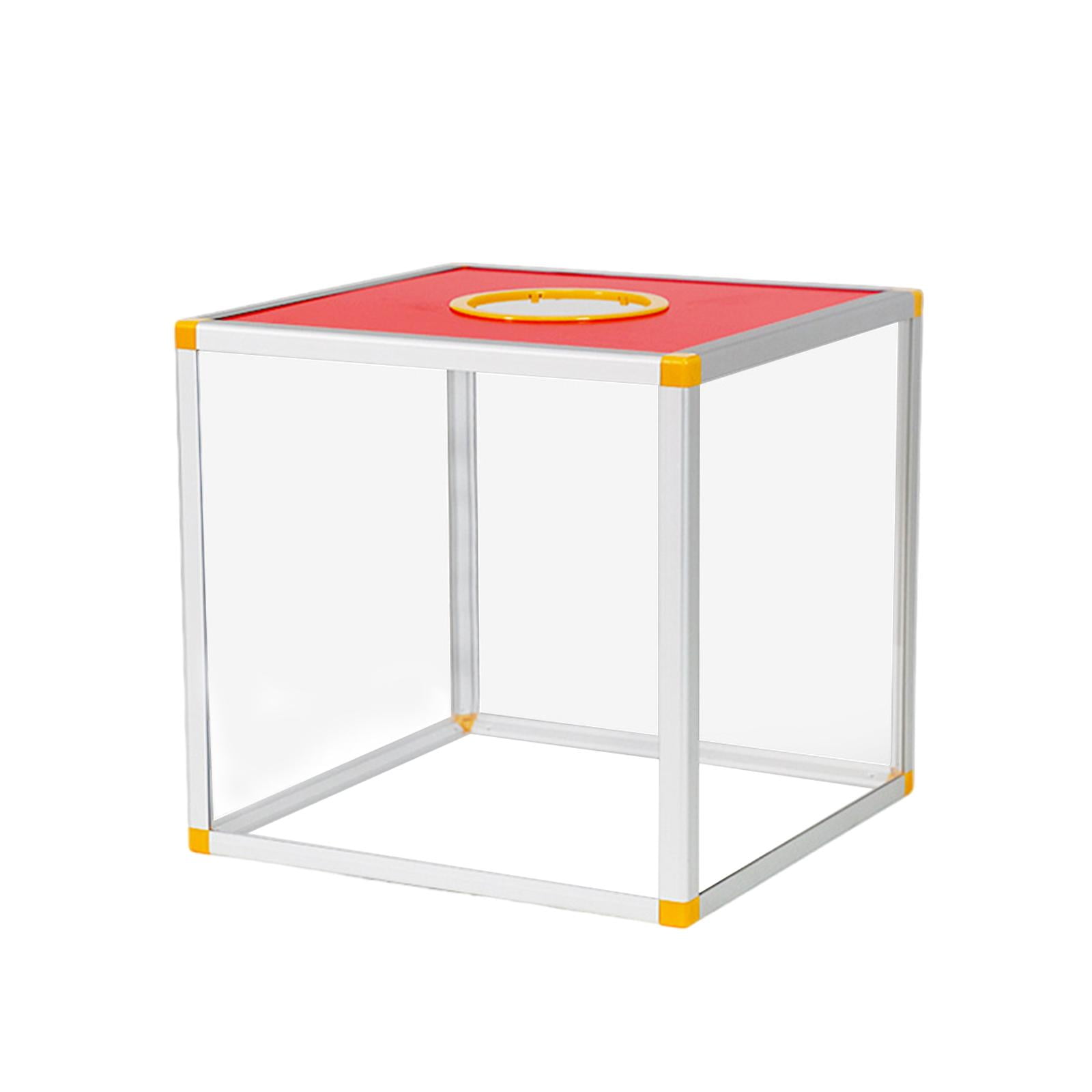 simhoa Clear Box Voting Box Comment Box Storage Ticket Box Raffle Case ...
