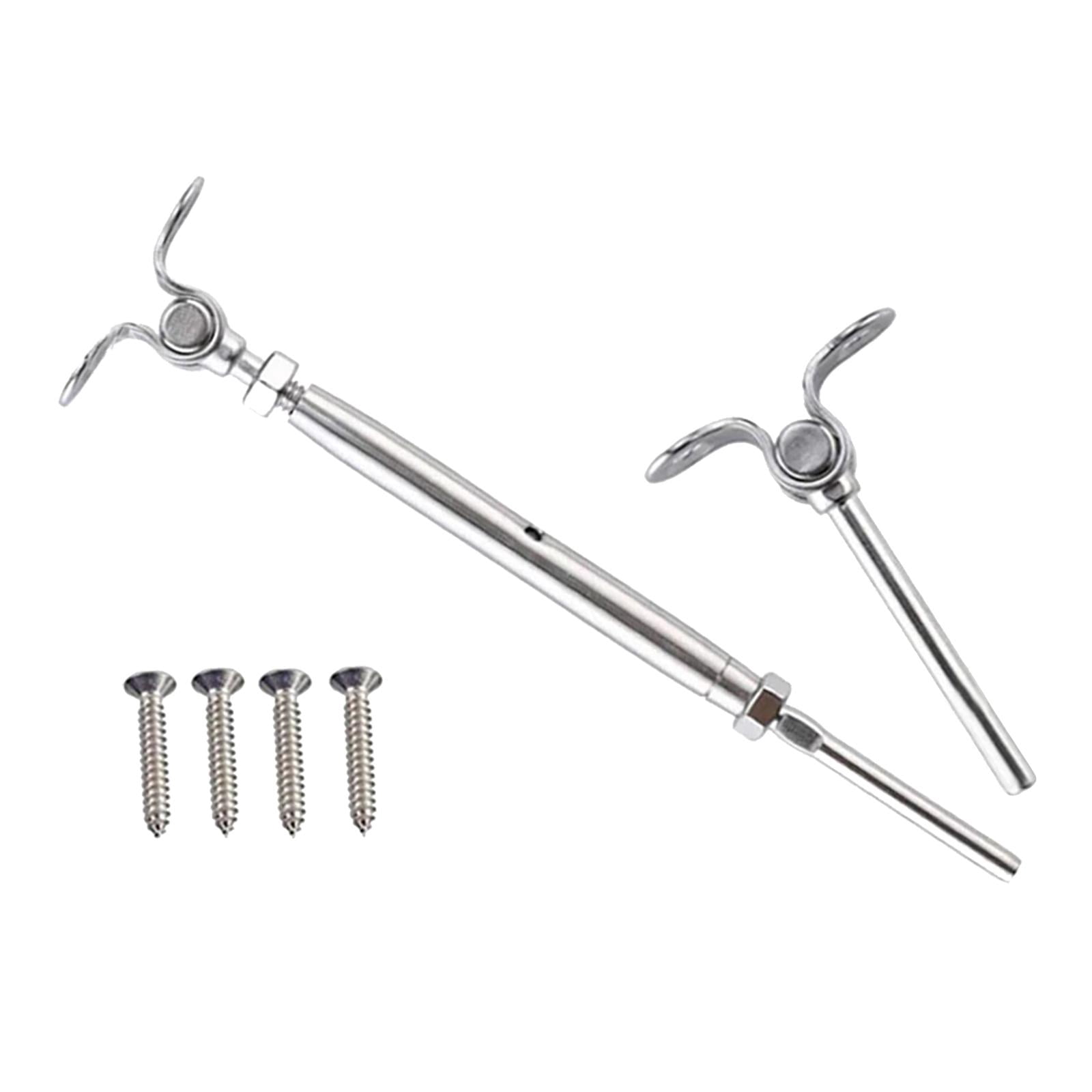 simhoa Deck Cables Railing Kit, for 1/8" Steel Cable, for Wood Post ...