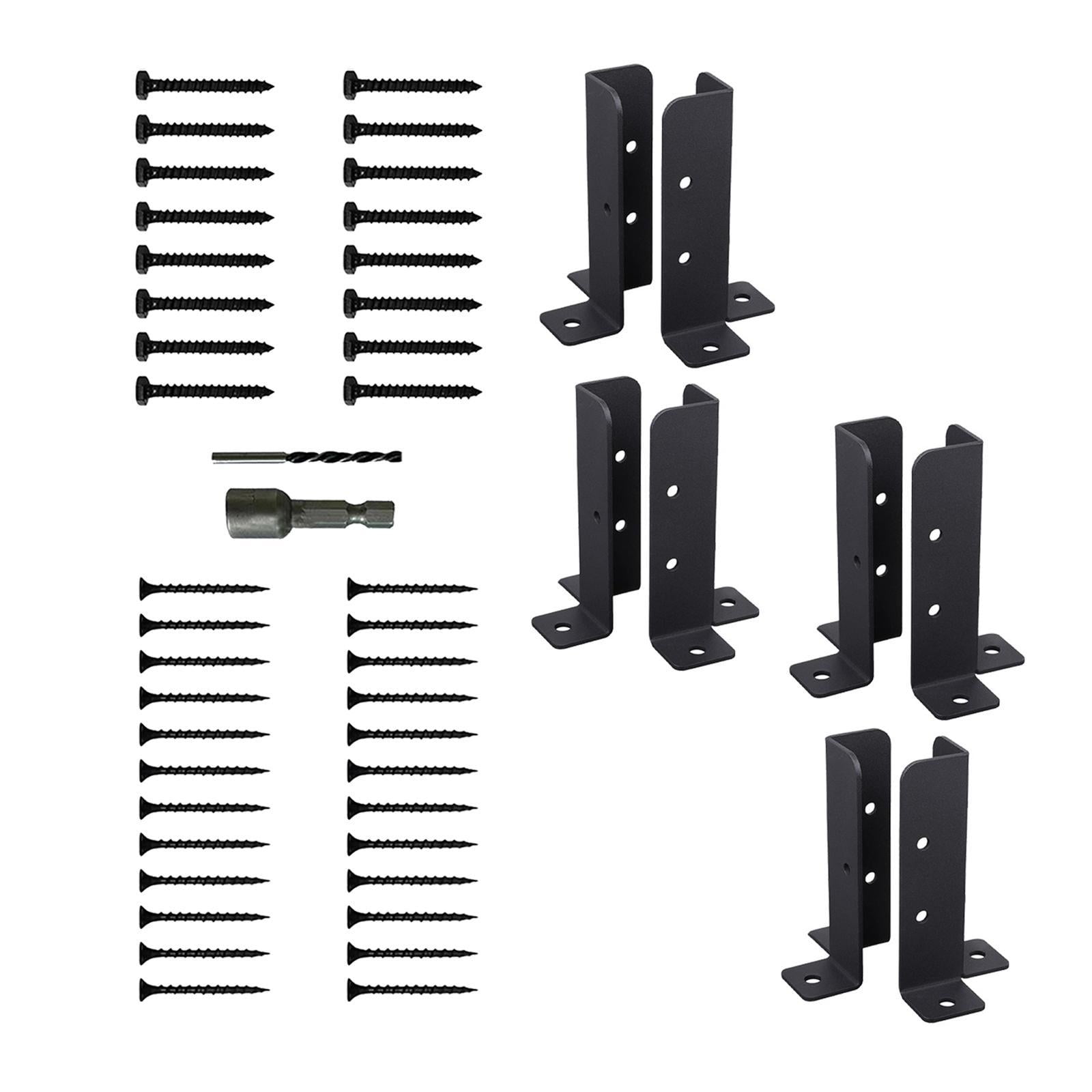 simhoa Deck Post Anchor Base Brackets Adjustable Terrace Garden Porch ...