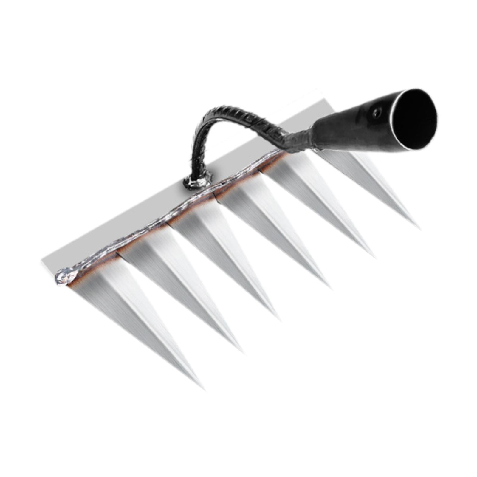 simhoa Garden Hoe Garden Rake Heavy Duty Agricultural Hardened Weeding ...