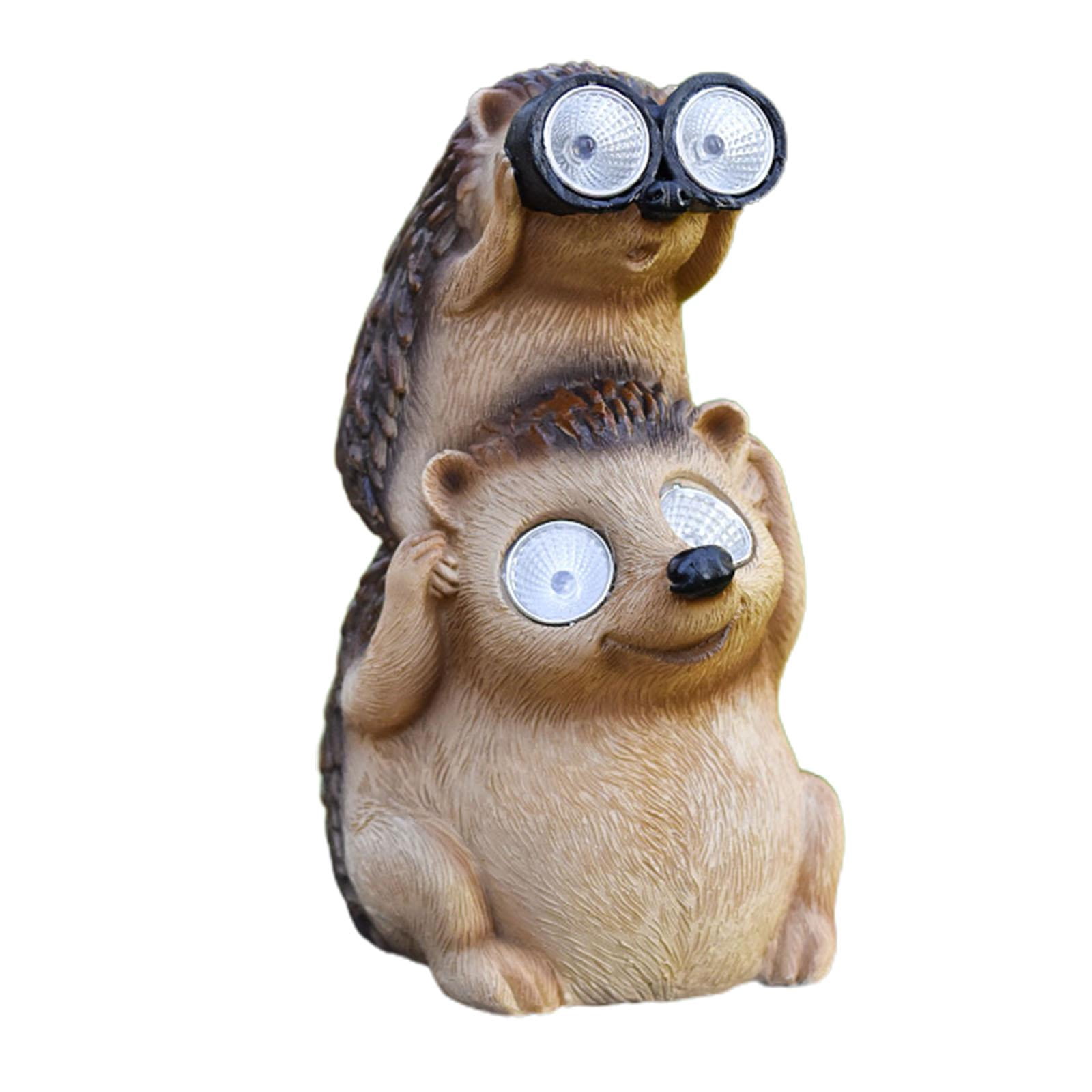 simhoa Garden Solar Statue, Resin Animal Figurine Collectible Sculpture ...